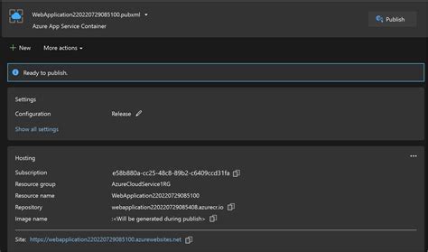 Deploy An Aspnet Core App To Azure App Service Visual Studio