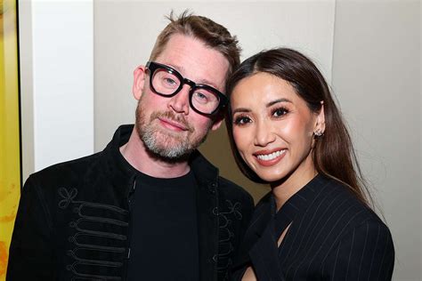 Brenda Song Macaulay Culkin Step Out At Operation Taco Garys Premiere