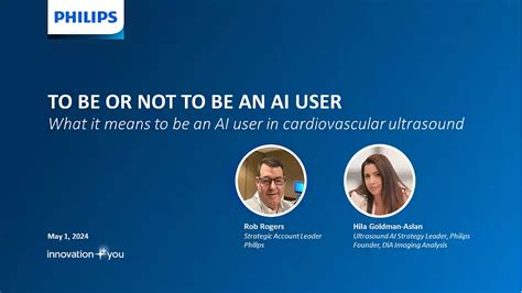 Philips Webinar To Be Or Not To Be An Ultrasound Ai User