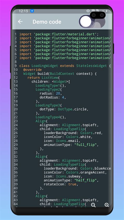Flutter Awesome Gallery Its All Widgets