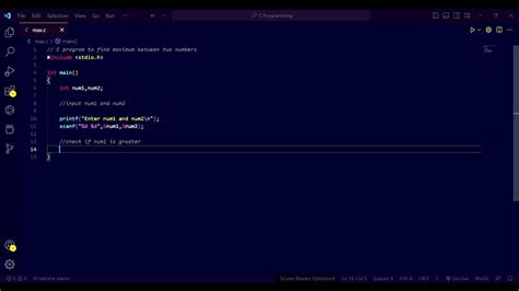 7write A C Program To Find Maximum Between Two Numbers Using If Else