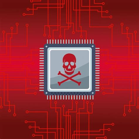 Premium Vector Microchip Circuit Technology