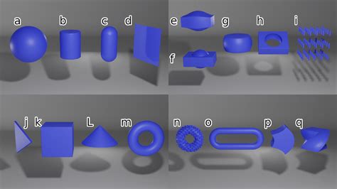 Several Examples Surfaces That Can Be Created By Sdfs Rendered In Download Scientific Diagram