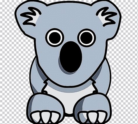 테디 베어 코알라 만화 주둥이 안경 Png Klipartz