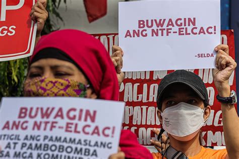 Marcos Says He Wont Abolish Ntf Elcac Denies Its History Of Red Tagging
