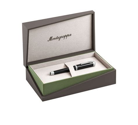 Ручка-роллер Montegrappa Quattro ISZ4IRIP, покрытие палладием, смола ...