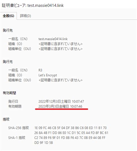 Lets Encrypt（認証したドメインをdns認証に切り替える）を試してみる Massies Programming