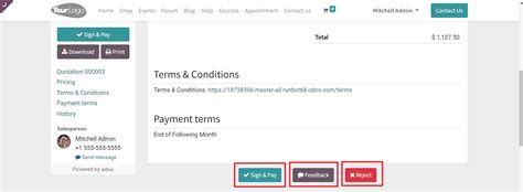 Sales Quotations In Odoo Sales Odoo V Enterprise Edition Book