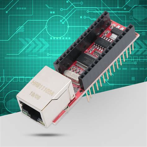 โมดูลบอร์ดเครือข่ายติดตั้งง่ายอีเธอร์เน็ตชีลด์ Abs สำหรับบอร์ดนาโน