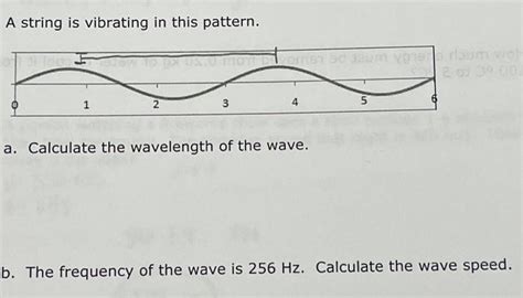 Solved A String Is Vibrating In This Pattern A Calculate Chegg Com