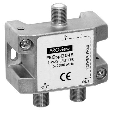 PROception Wideband TV Satellite Splitter 2 Way Toolstation