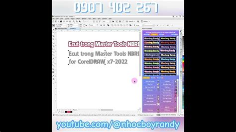 04 Coreldraw Macros Xếp Chữ Và Rải Led Nhanh Trong Coreldraw Mastertoolsnbrd Coreldraw