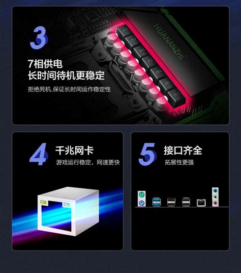 华南金牌x79主板cpu套装电竞台式电脑cf游戏2011针e5 2689 2680v2