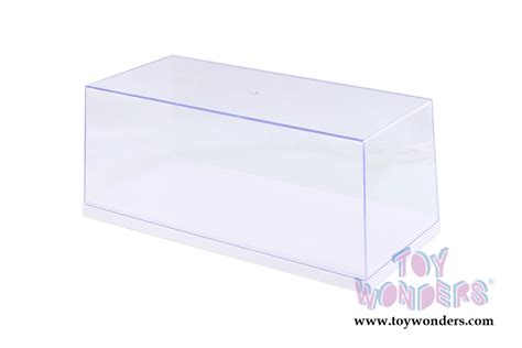 1 18 Scale Diecast Model Car Acrylic Display Case With 3 Background Designs White 9919w