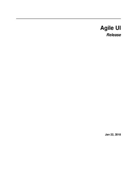 Fillable Online Media Readthedocs Overview Of Agile Uiagile Ui Documentation Read The Docs Fax