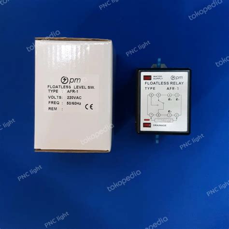 Jual PM FLOATLESS LEVEL SWITCH WATER LEVEL CONTROL TYPE AFR 1 Shopee Indonesia