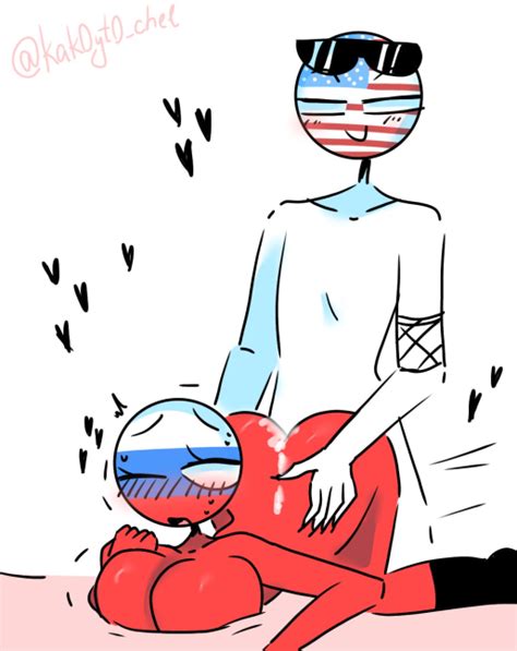 Post 5942683 America Countryhumans Kak0yt0chel Russia Usa