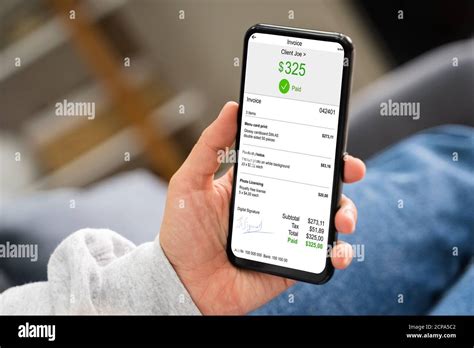 E Invoice Hi Res Stock Photography And Images Alamy