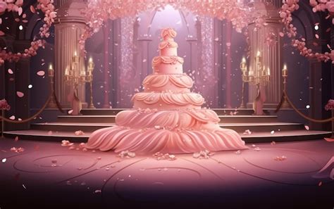 Premium Photo Wedding Luxury Background Illustration
