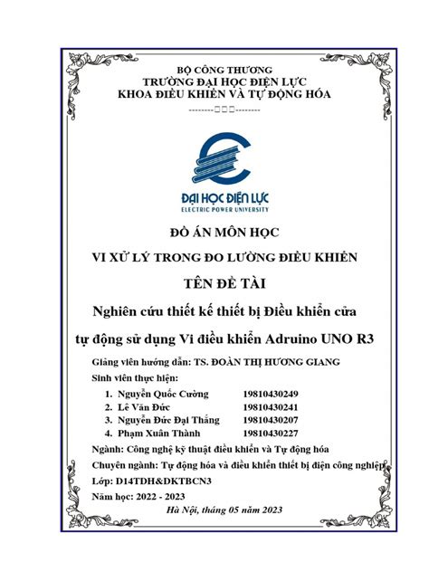 Nhóm 4 Đ Án Vxl Pdf