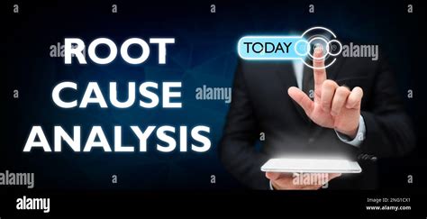 Text Caption Presenting Root Cause Analysis Internet Concept Method Of Problem Solving Identify