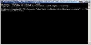 Start A Headless VirtualBox Virtual Machine On Windows Networking HowTos