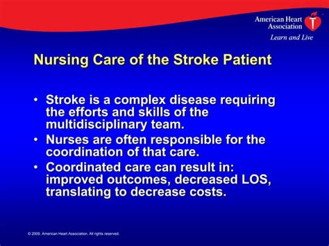 A Comprehensive Overview Of Nursing And Interdisciplinary Care Of The Acute Ischemic Stroke
