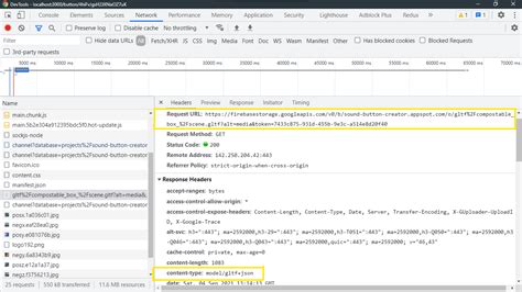 Gltfloader Doesnt Load Model From Remote Storage Unexpected Token