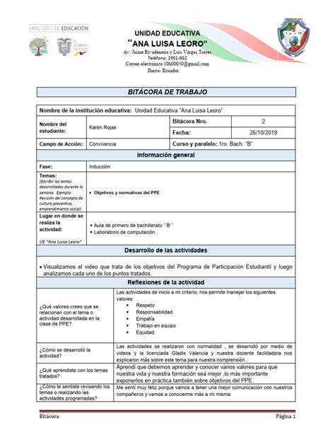 Bitacora 2 Descargar Gratis Pdf Aprendizaje