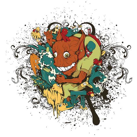 그런 지 벡터와 재미있는 괴물 Eps Ai Uidownload