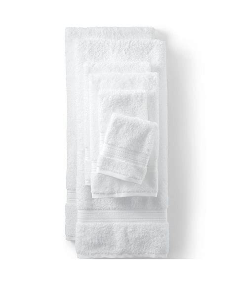 Lands End Premium Supima Cotton 6 Piece Bath Towel Set Macys