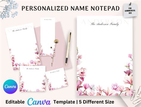 Personalized Teacher S Name Notepad Graphic By Planistic Creative Fabrica