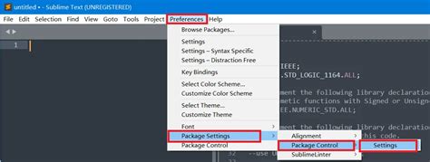 超详细 vivado配置sublime sublime实现vhdl语法实时检查 vhdl编辑器 csdn博客