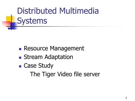 Ppt Distributed Multimedia Systems Powerpoint Presentation Free