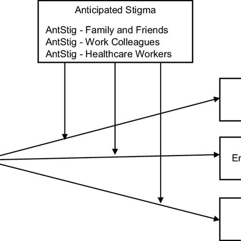 Graphical Representation Of Hypothesised Relationships Between The