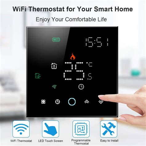 New Wifi Non Voltage Output Thermostat Thermostat Controller With Modbus HTW WF