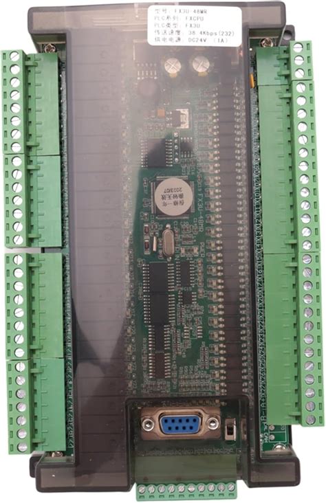 Soaying Fx3u 48mr Rs485 Real Time Clock 24 Input 24 Relay Output 6 Analog Input 2