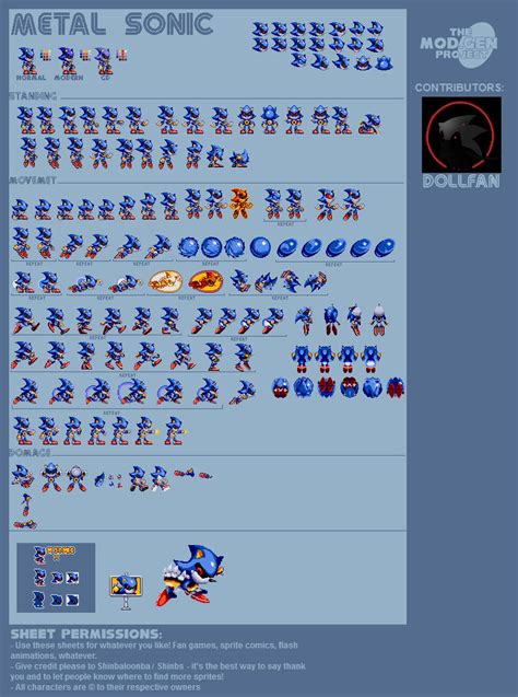 Modgenspritesmetal Sonicv2 By Evgeniimurin On Deviantart