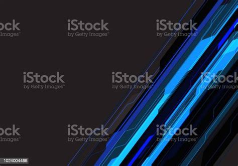 개요 블루 라인 회로 기술을 회색 빈 공간 디자인 현대 미래 배경 벡터 일러스트 레이 션 합니다 0명에 대한 스톡 벡터 아트 및 기타 이미지 Istock