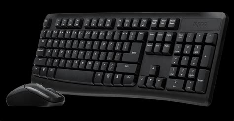 Buy Rapoo X1800 Pro Wireless Keyboard And Mouse Combo Black [x1800 Pro] Pc Case Gear Australia
