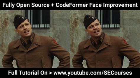 Full Tutorial For Deepfake Codeformer Face Improvement With Auto1111 Video Link On Comments