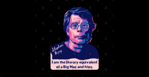 Stephen King Portrait And Quote Stephen King Sticker Teepublic