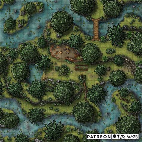 Forest Battlemap For TTRPG