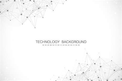 Premium Vector Abstract Plexus Background With Connected Lines And