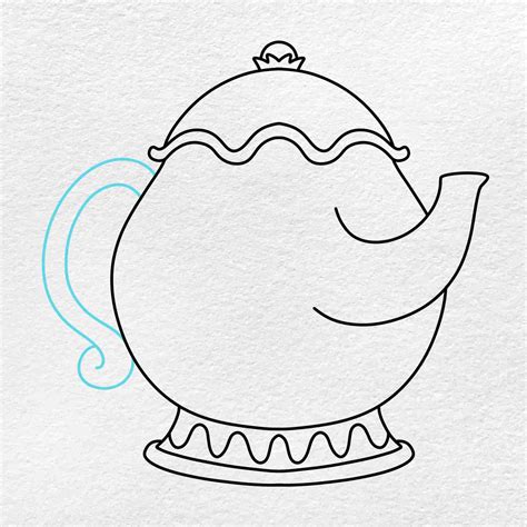 Draw Mrs Potts Helloartsy