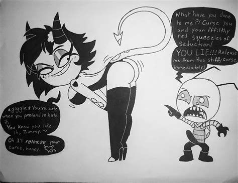 Post 4181131 Crossover Helluva Boss Imp Invader Zim Irken JAPH Millie Zim