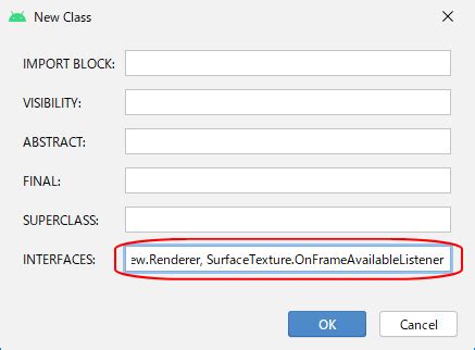 SurfaceTextureレンダラ 画像を 度だけ画面に描画