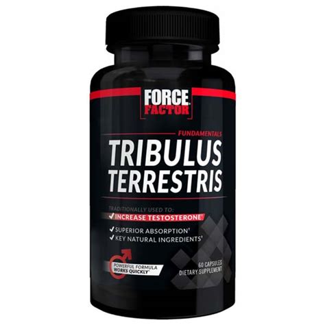 Force Factor Tribulus Terrestris Testosterone Booster Hercules