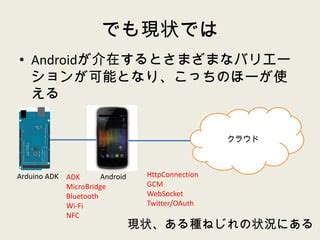 クラウドArduino接続について PPT