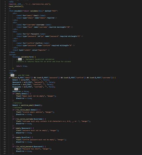 Solved Todo 1 Implement Javascript Validation